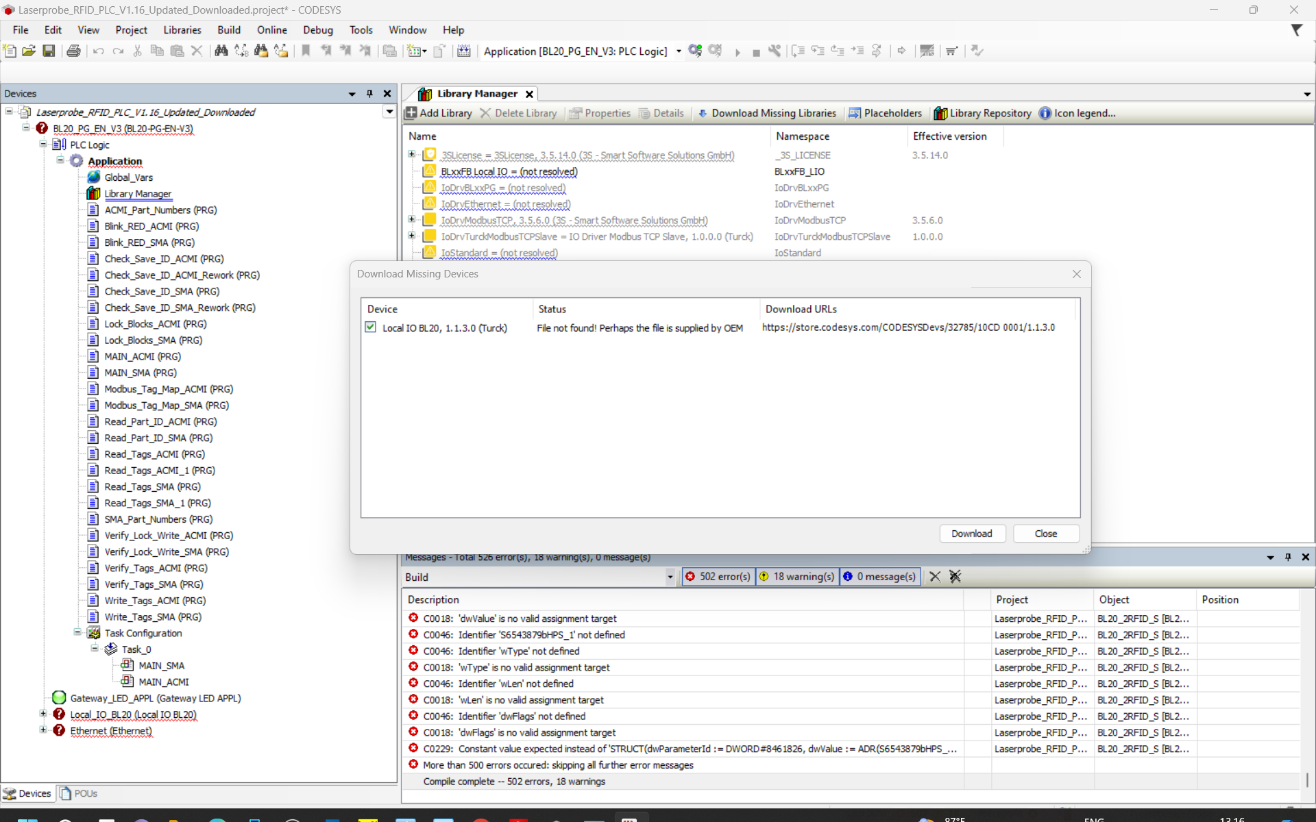CODESYS Forge - CODESYS Forge / Talk / Engineering 🇬🇧: Looking for BL20-PG-EN-V3, V3.5.11.20 ...